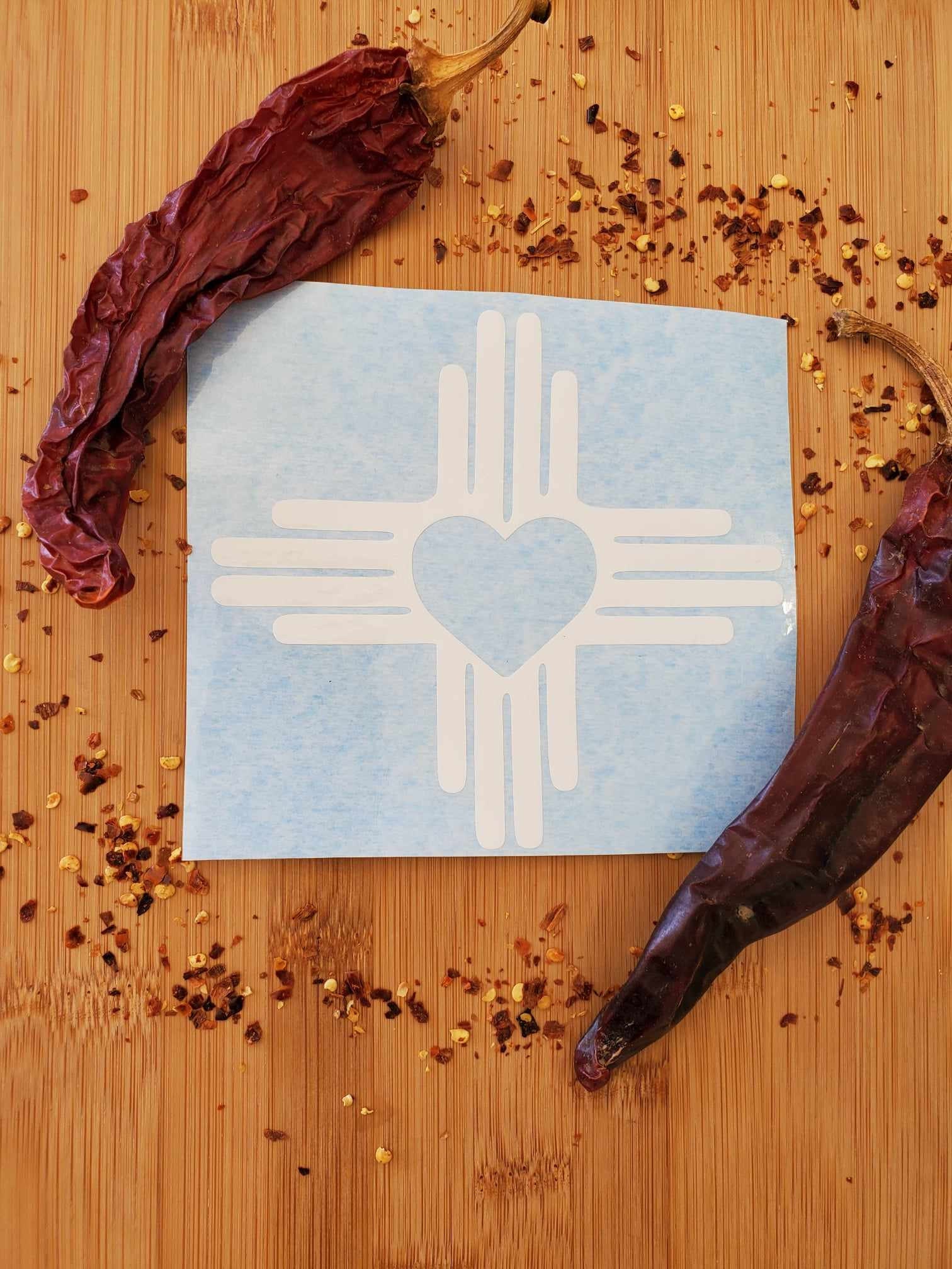 Zia Heart Symbol Decal, Zia Decal, New Mexico Zia Symbol, Zia, Heart - Etsy