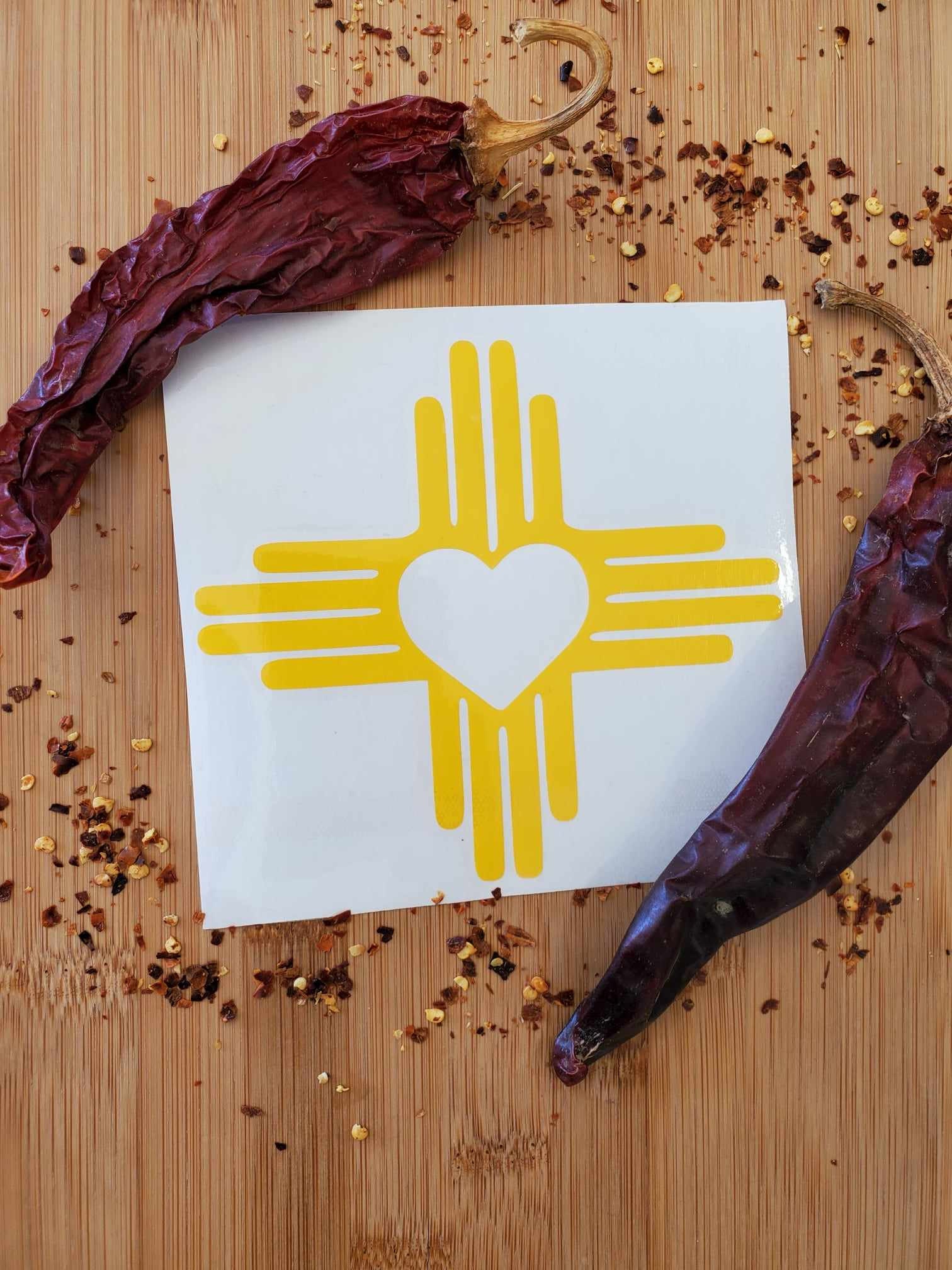 Zia Heart Symbol Decal, Zia Decal, New Mexico Zia Symbol, Zia, Heart - Etsy