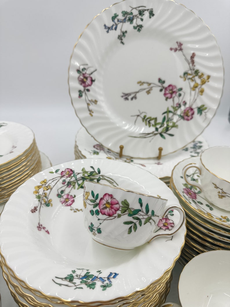 Vintage Minton Bone China England-dainty Sprays - Etsy