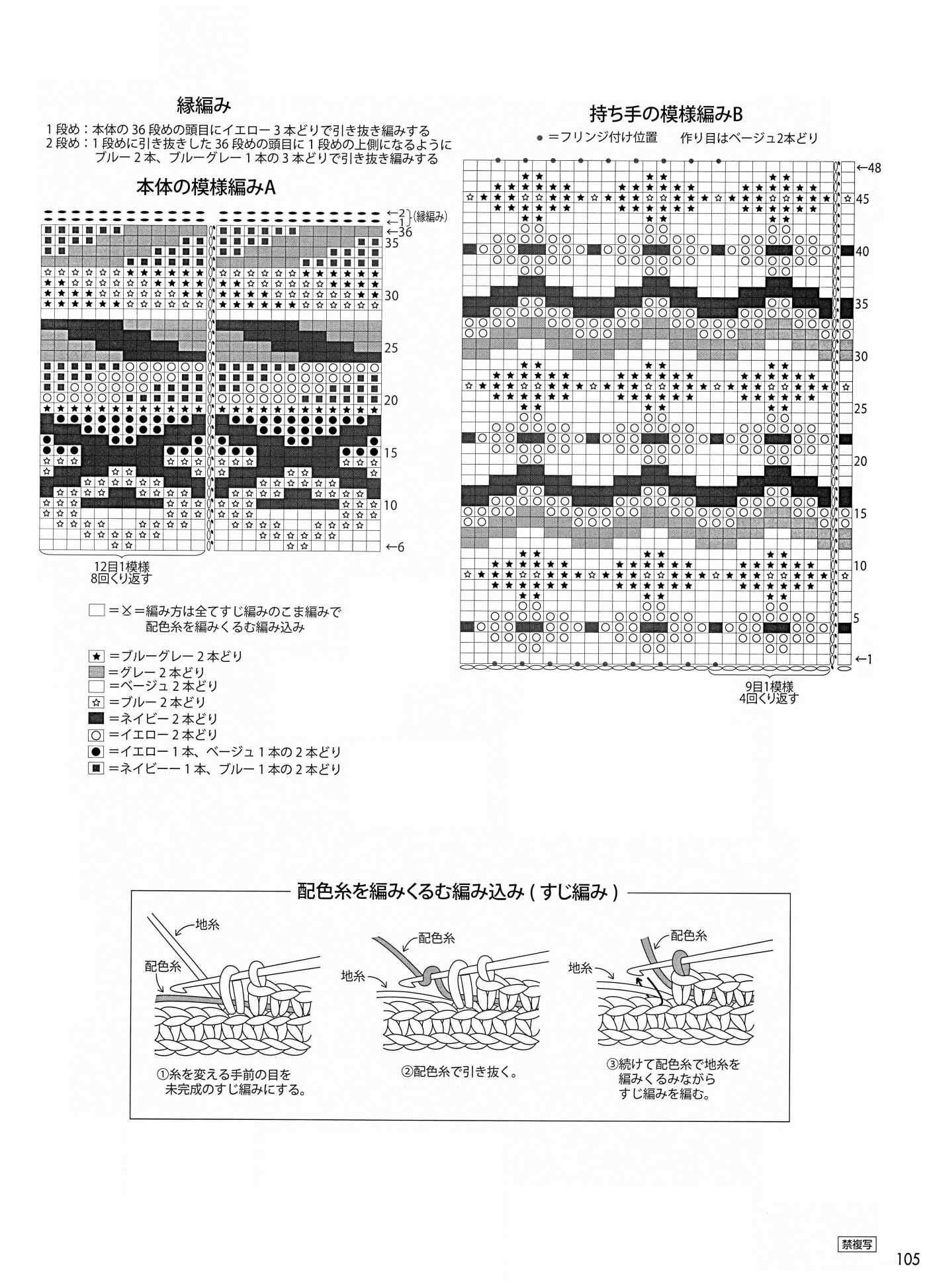 Kni196 Japanese Knit Ebook Knit Pattern Diagrams for - Etsy