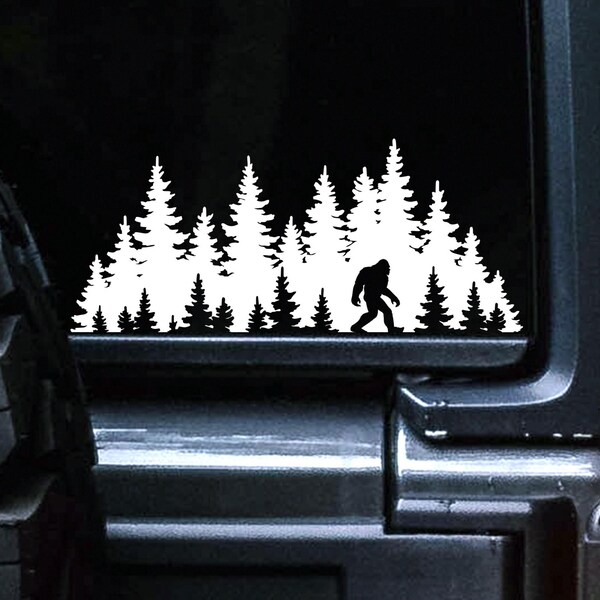 Sasquatch Decal - Etsy