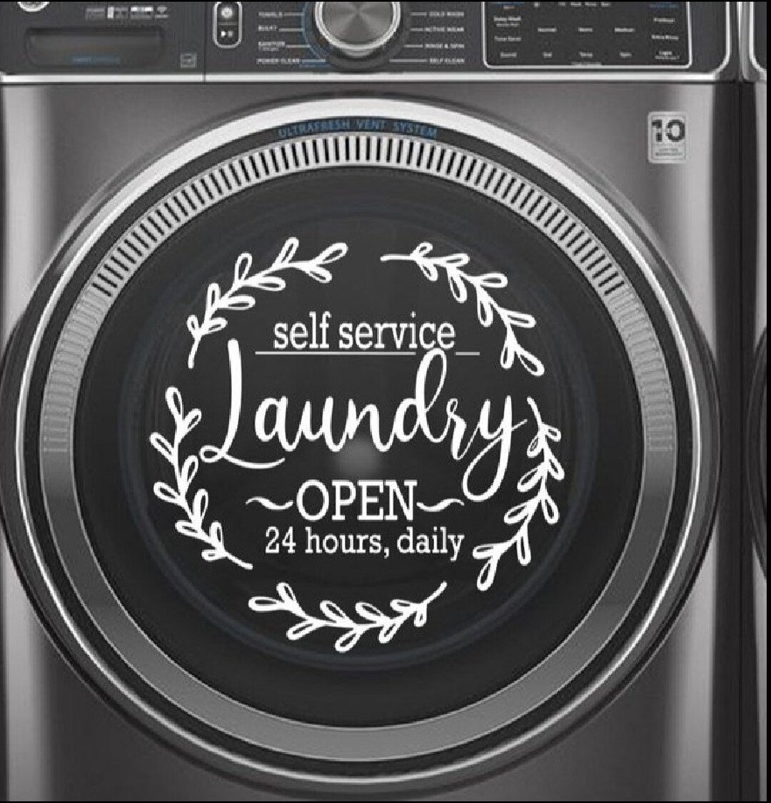 Custom Listing Laundry Wash Dry Decal Laundry Room - Etsy