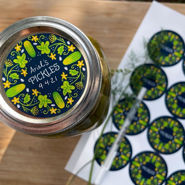 Pickle Labels - Etsy