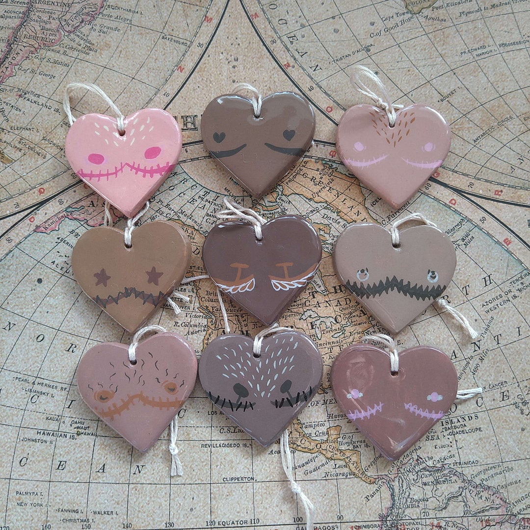 Top Surgery Heart || Handmade Clay Hanging Decorations - Etsy