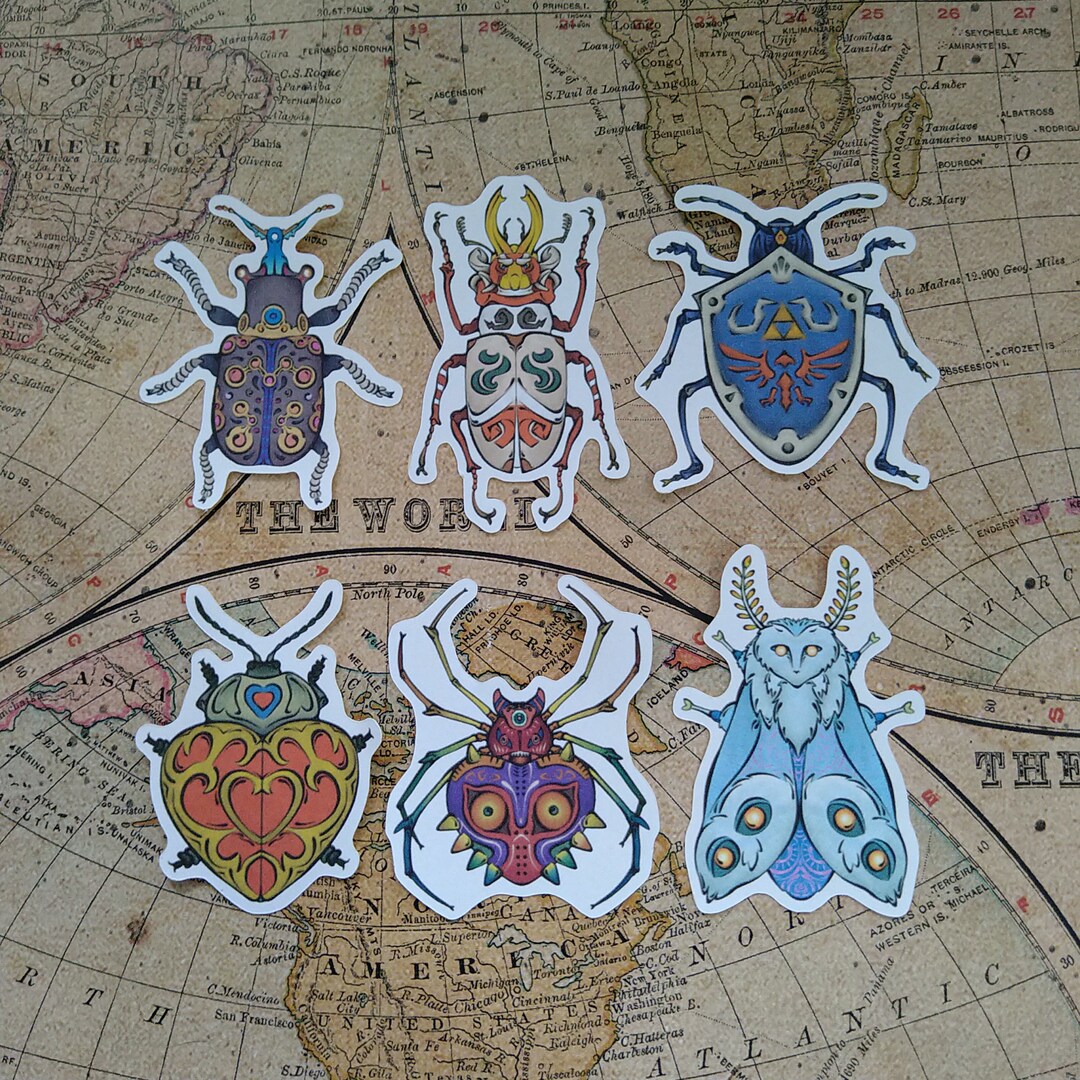 LOZ Inspired Bugs Sticker Set - Etsy