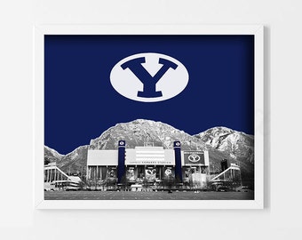 Byu Football | Etsy