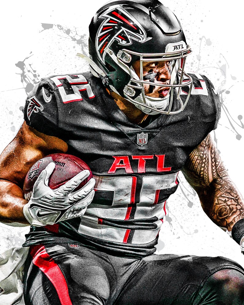 Tyler Allgeier Atlanta Falcons Running Back Poster - Etsy