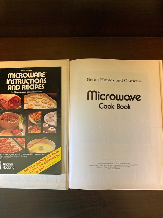 Better Homes and Gardens Microwave Cook Book | Etsy
