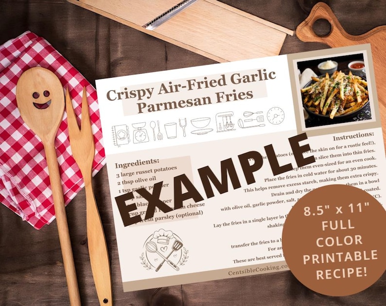 Homemade Macaroni and Cheese Recipe Printable -- PDF INSTANT DOWNLOAD ...