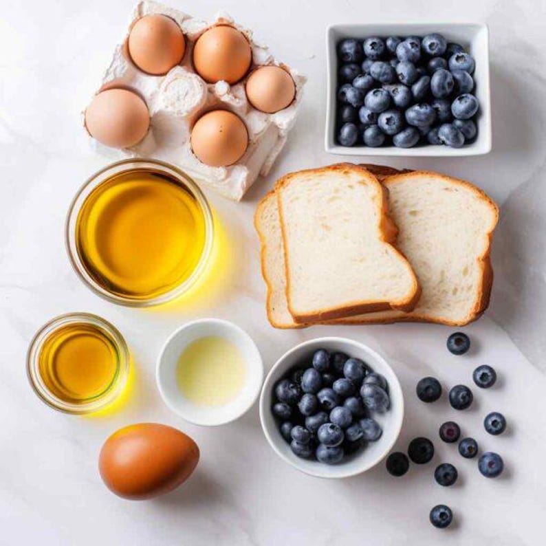 Heavenly Blueberry Cream Cheese French Toast Bake Recipe Printable ...