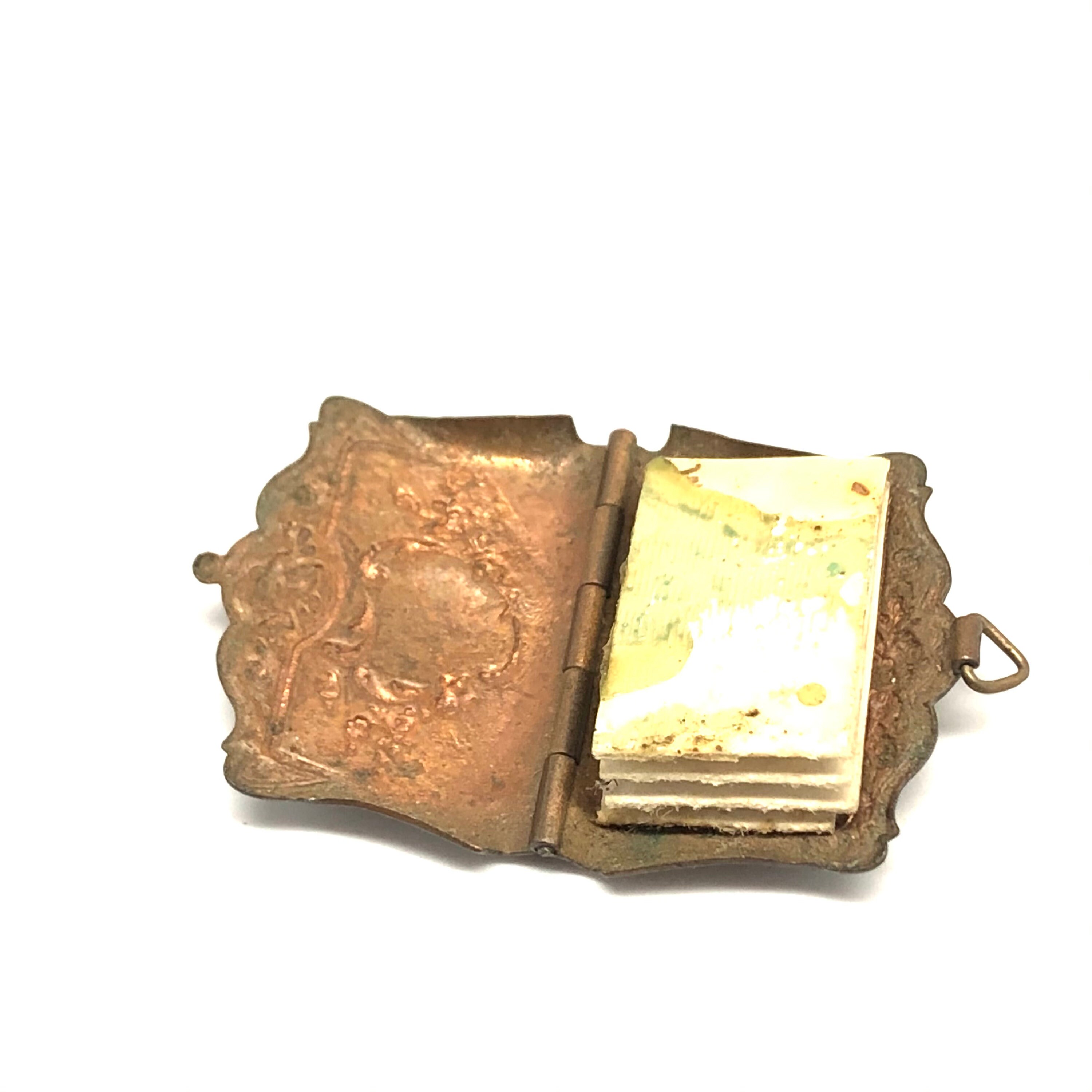 Rare 1800s Victorian Risque Pose Plastique Photo Brass Locket 8 Small ...