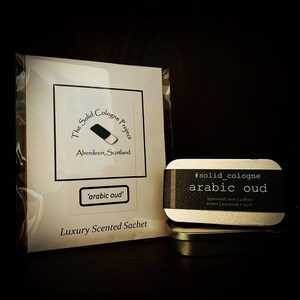 Arabic oud Solid Cologne Made in Scotland | Etsy