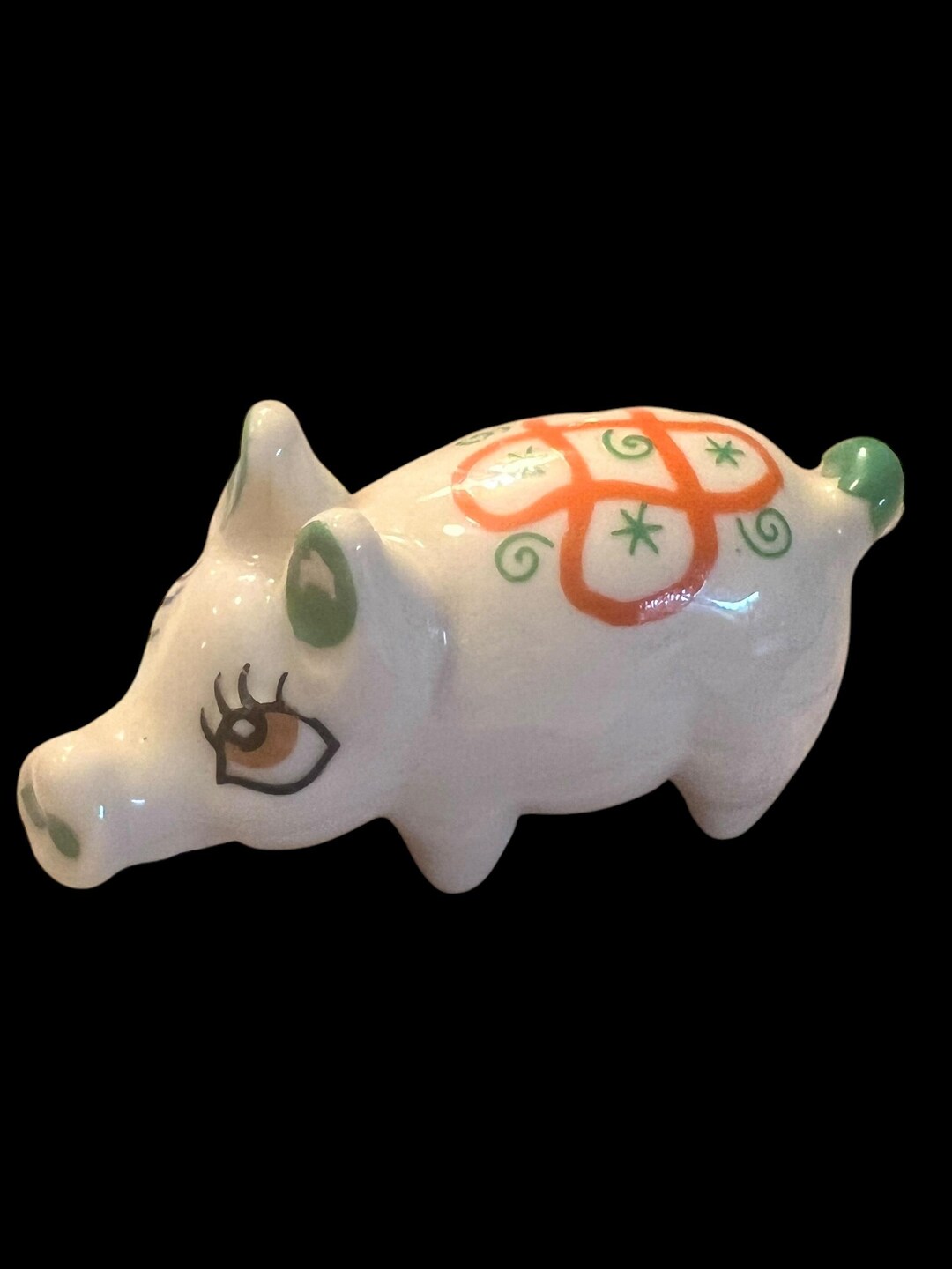 Vintage Wade Shamrock Pottery Pig Hand Painted Made in Ireland - Etsy
