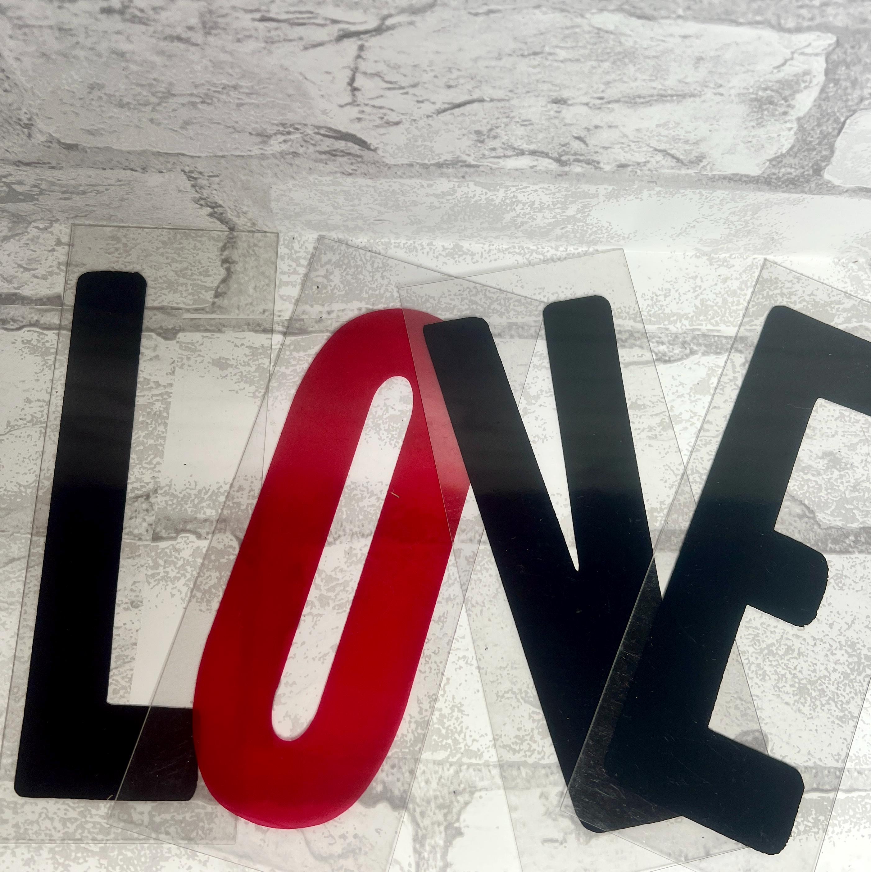 Vintage Acrylic Marquee Sign Letters/numbers Black or Red - Etsy