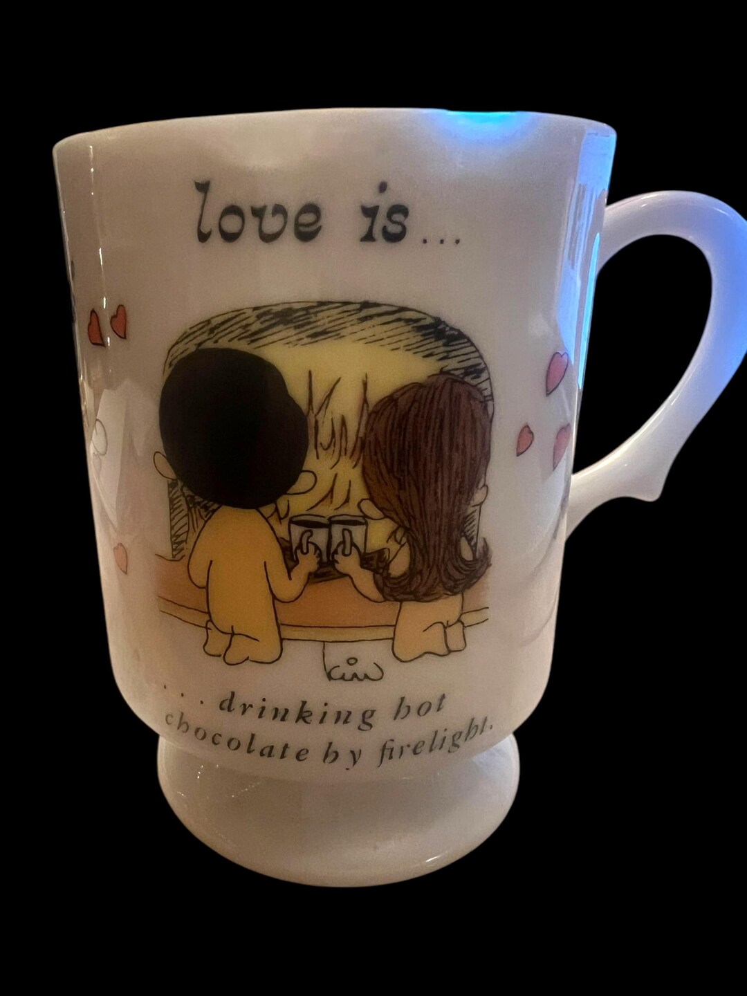 Vintage 1972 Love Is..... Mug on Pedestal by Kim Casali - Etsy