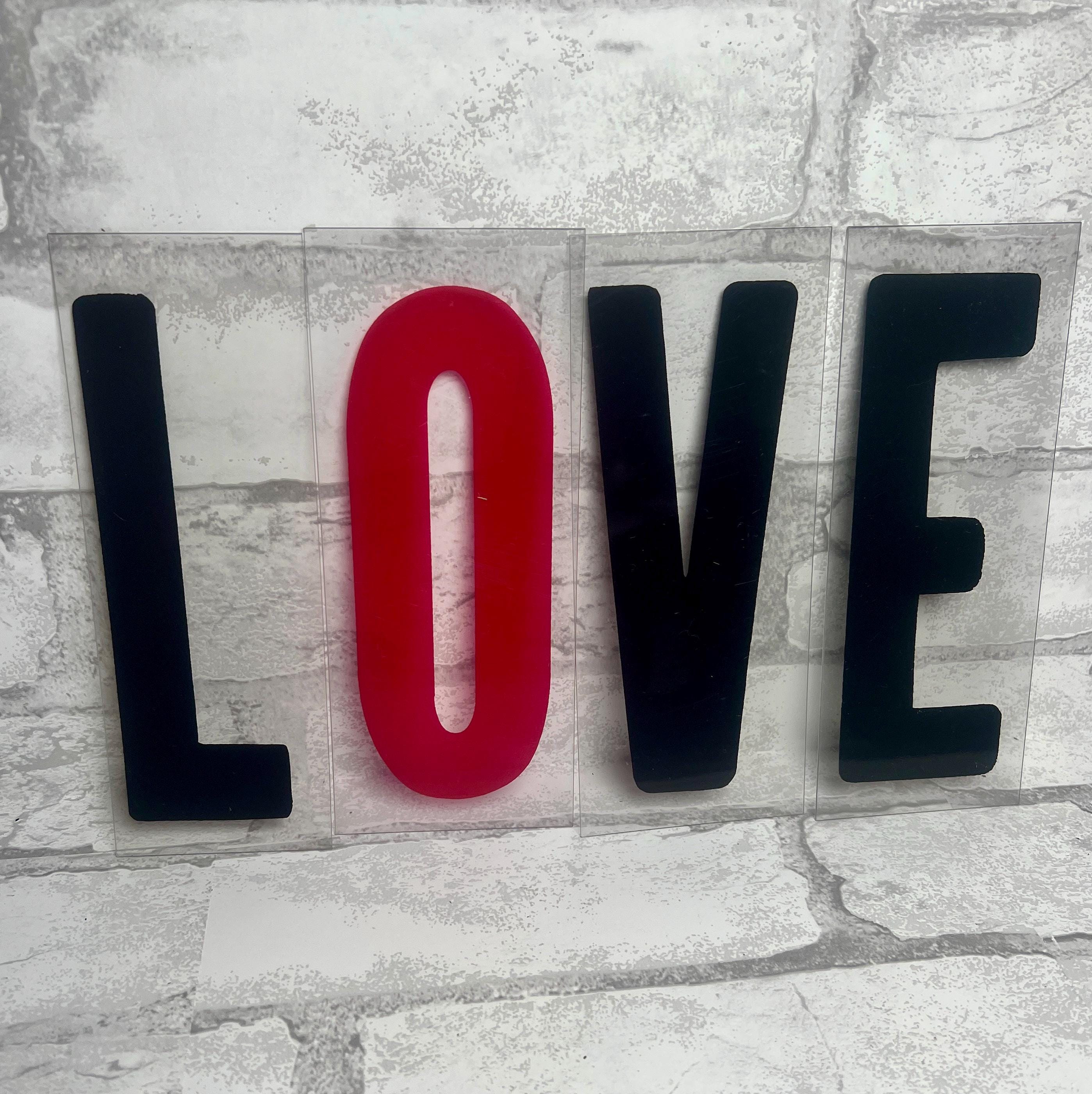 Vintage Acrylic Marquee Sign Letters/numbers Black or Red - Etsy