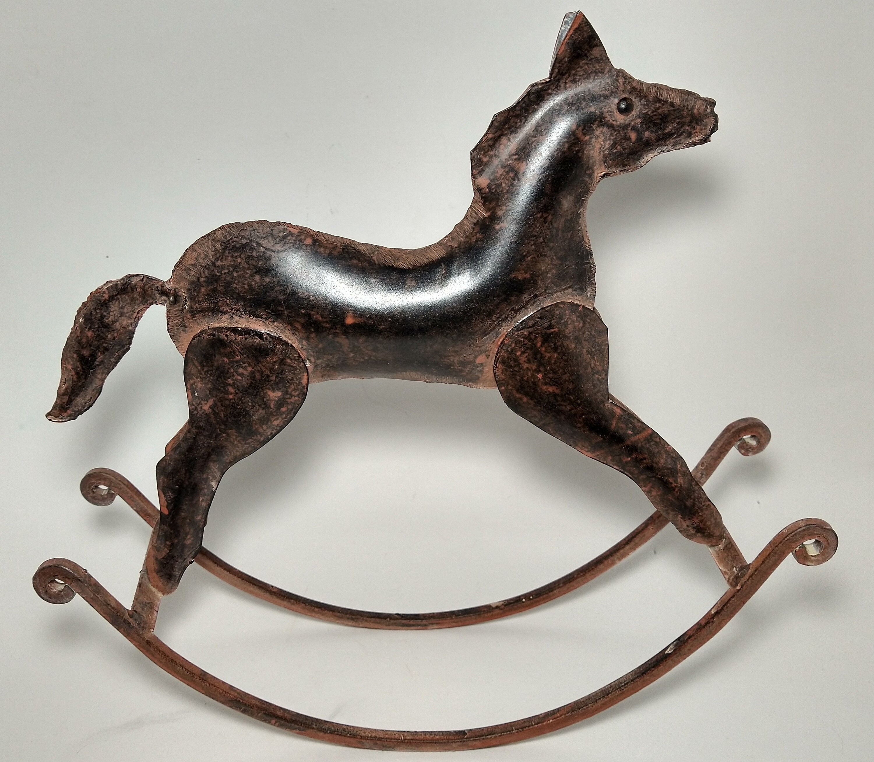 Antique Metal Rocking Horse at Aileen Markham blog