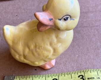 Porcelain Yellow Duck - Etsy