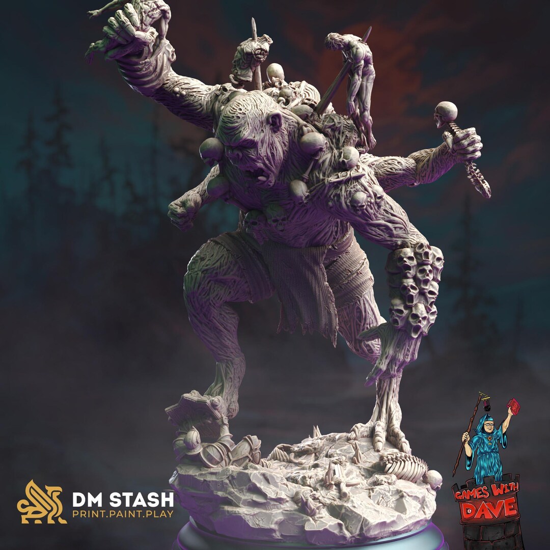 Shambling Corpse Collector - Large DND Monster Miniature - 32mm RPG ...