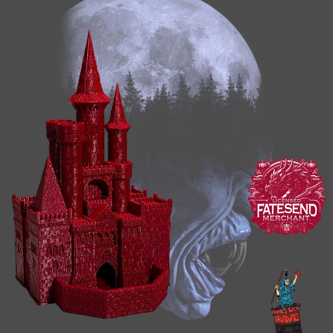 3d-printed Gothic Vampire Dice Tower for Ttrpg's Available in Multiple ...