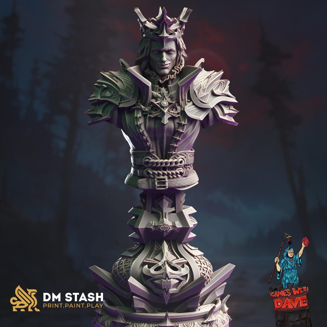 Arthur Belfri - Lord of the Coven Bust - DND Character Bust - Unpainted ...