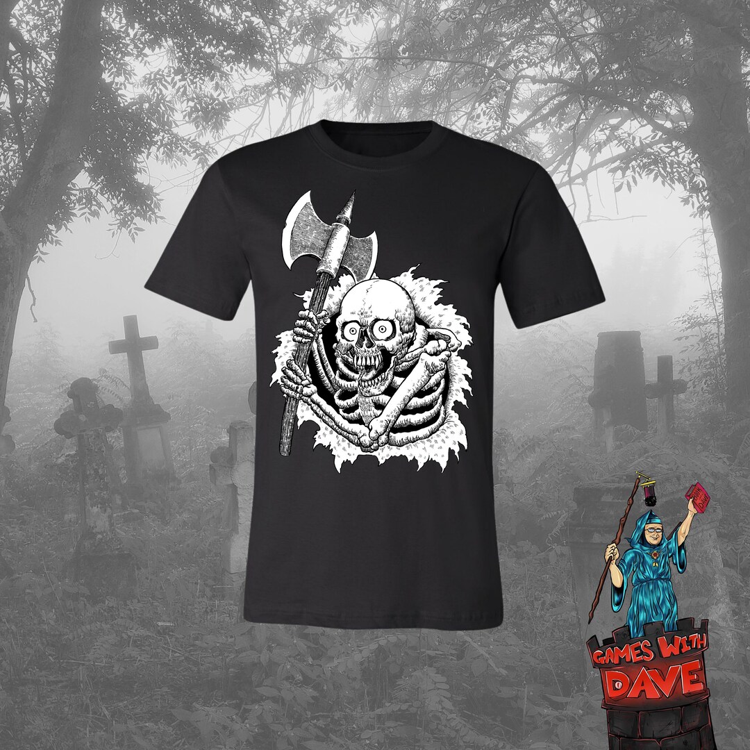 Skeleton Ripper RPG T-shirt Exclusive Carlos Castilho Design - Etsy