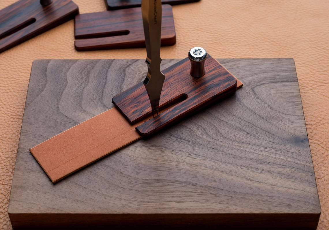 Handmade Cocobolo Pulling Board for Leather Chisels - Etsy
