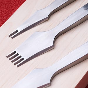 French Pricking Iron Set - 2.7mm -4.5mm - Leather Stitching Irons - Etsy
