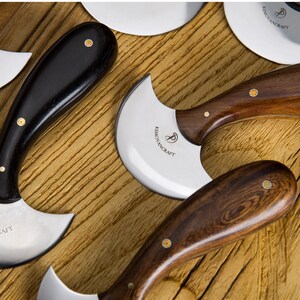 Leather Half Moon Knife Crescent Knife Leather Cutting Knife - Etsy