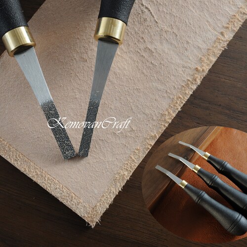 Leather Skiving Knife DC53 Skiving Tool for Leather Craft by | Etsy