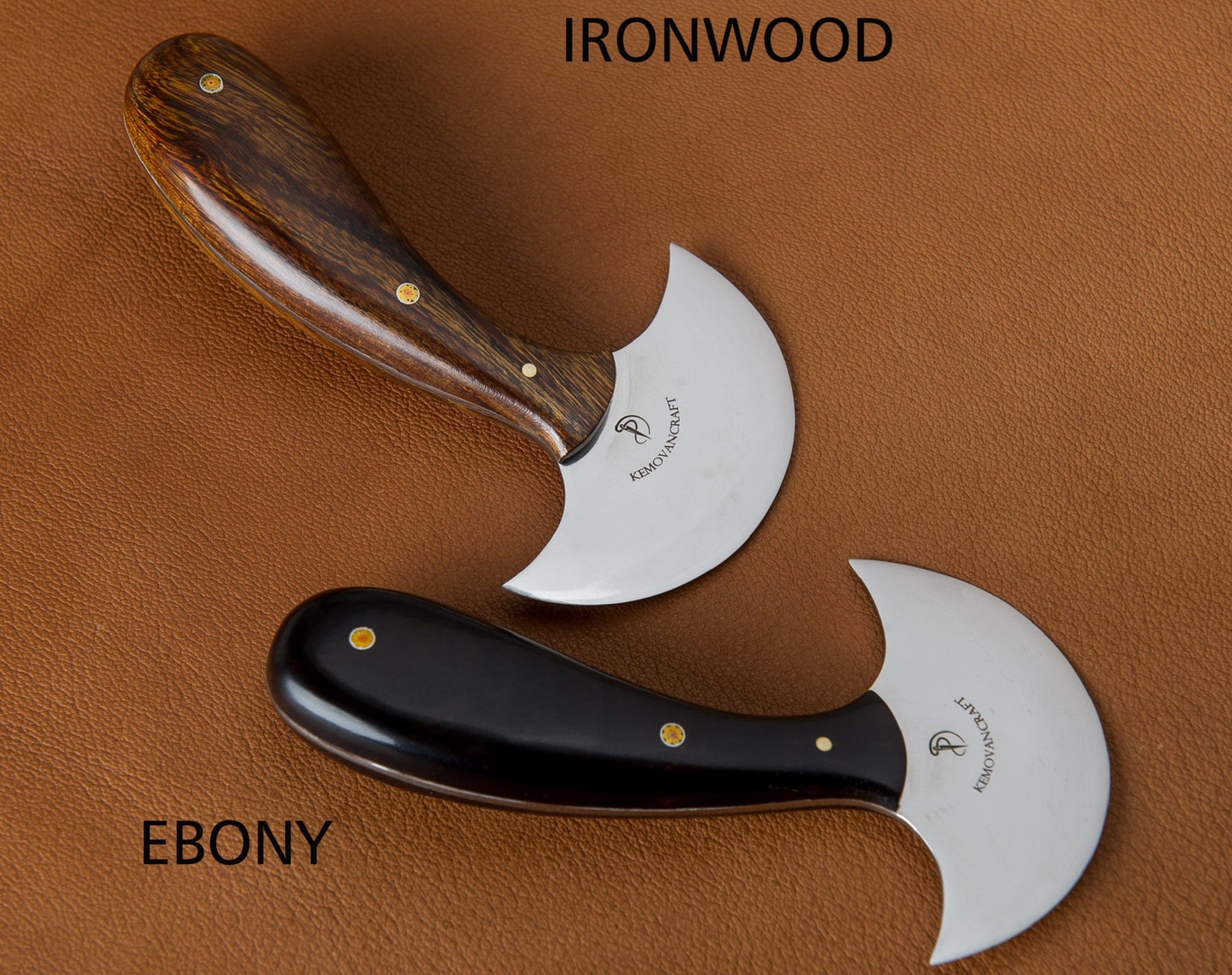 Leather Half Moon Knife Crescent Knife Leather Cutting Knife - Etsy