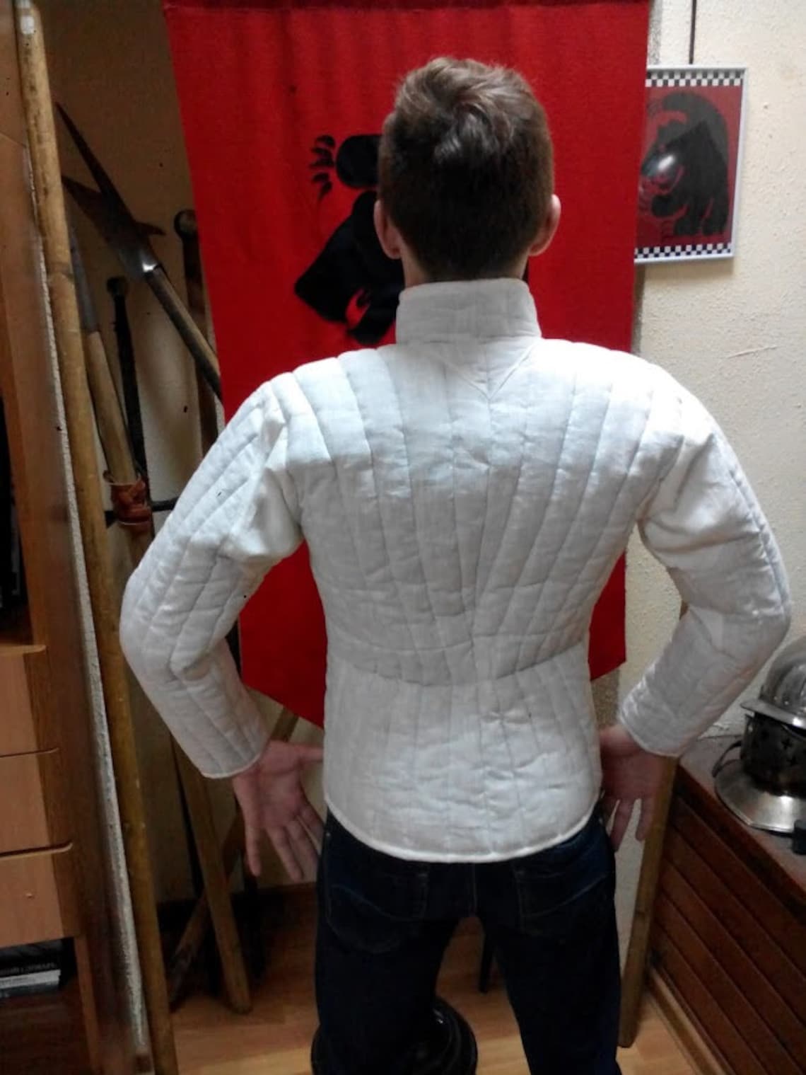 Medieval Gambeson Quilted armour Aketon Doublet Armor | Etsy