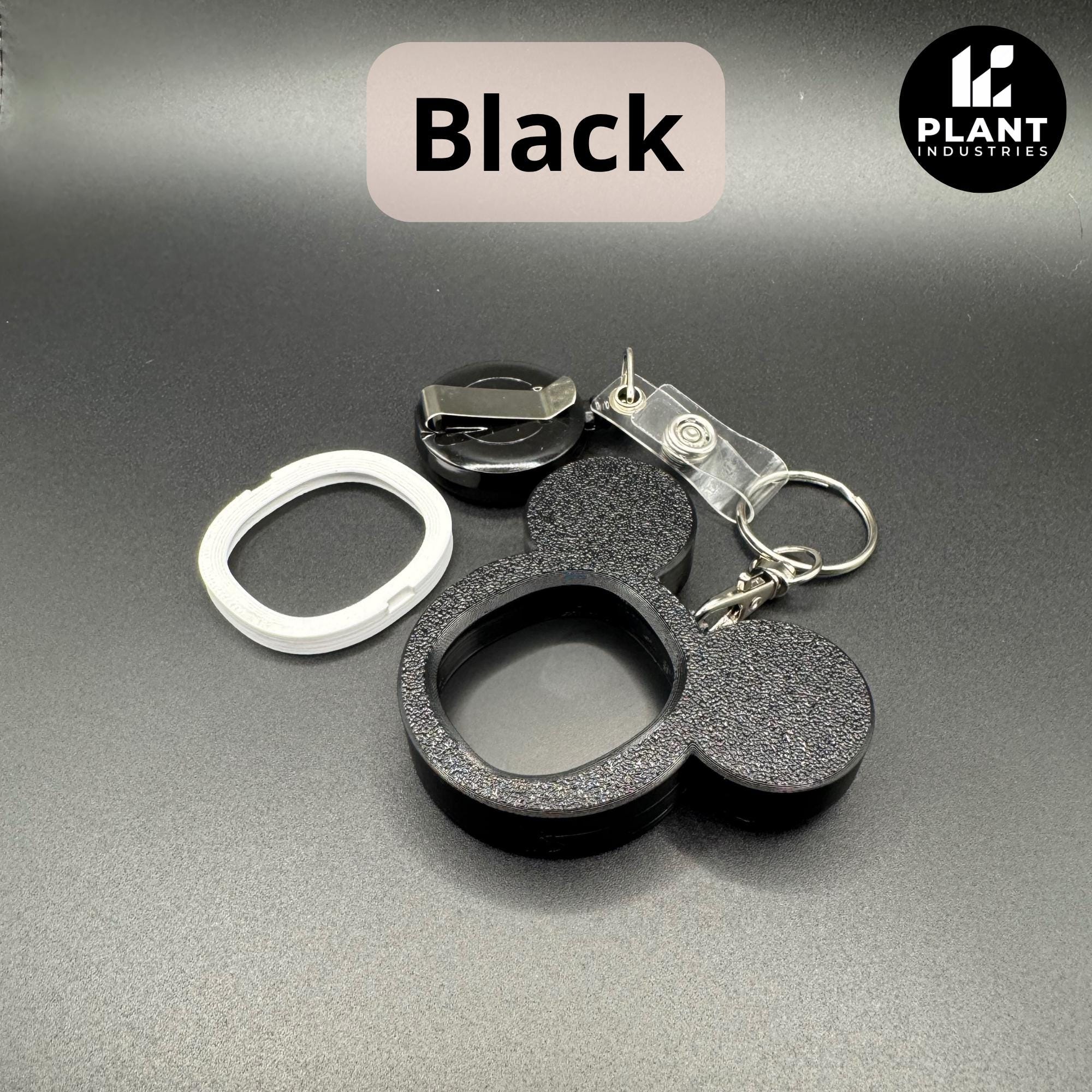 Park-pal Mouse Head Magicband+ Holder: Retractable Keychain, Charging ...