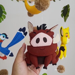 Lion King Inspired Baby Felt Mobile / Baby Crib Mobile / Simba Mobile ...