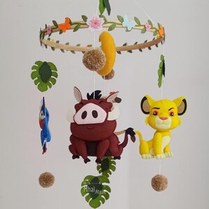 Lion King Inspired Baby Felt Mobile / Baby Crib Mobile / Simba Mobile ...
