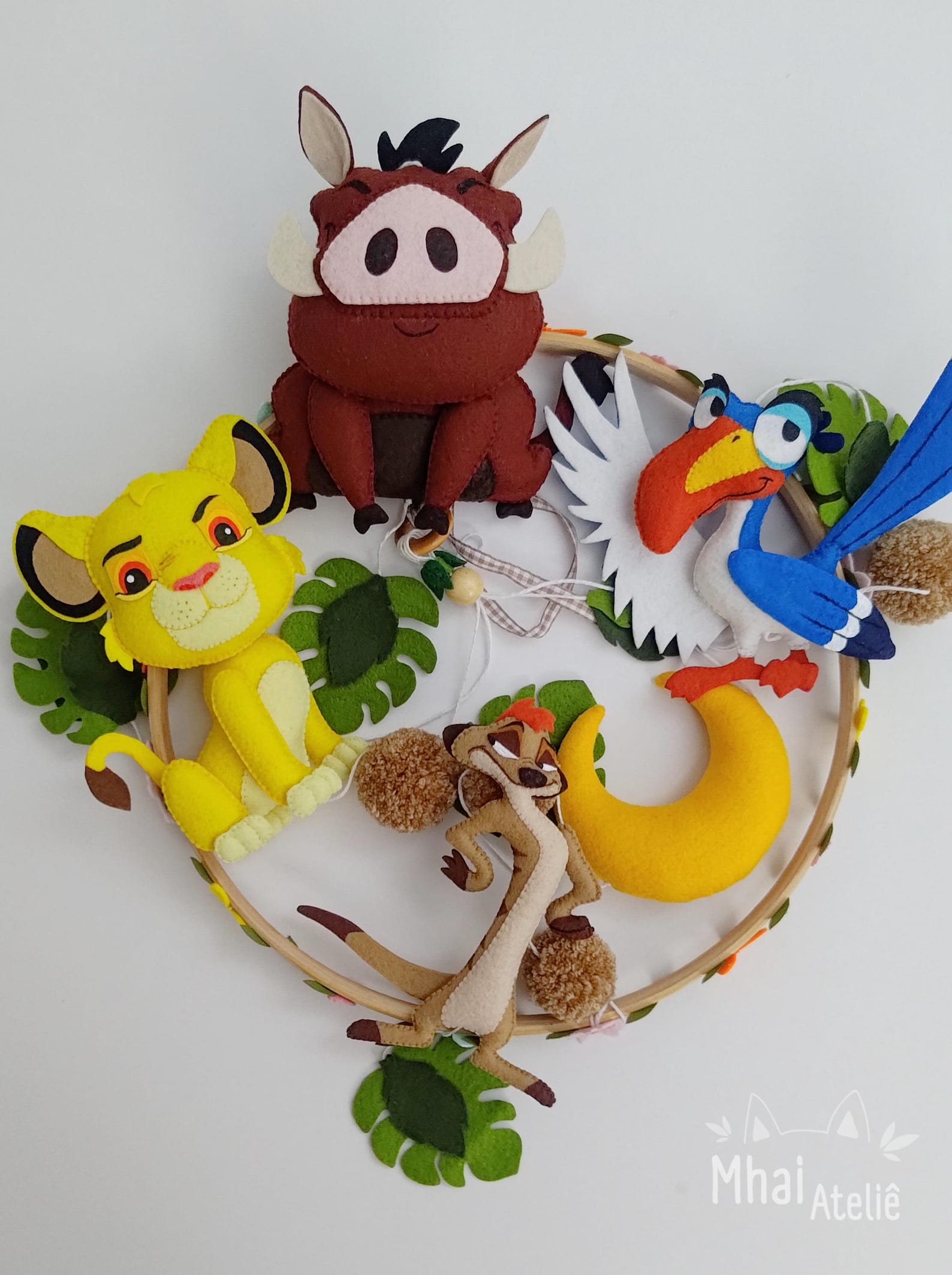 Lion King Inspired Baby Felt Mobile / Baby Crib Mobile / Simba Mobile ...