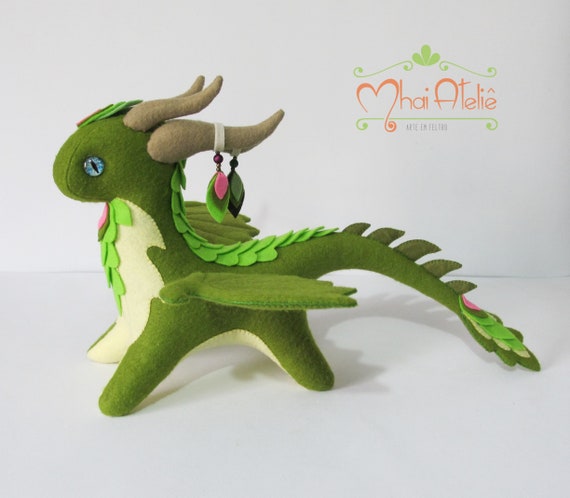 Plush Dragon Fantasy Animal Stuffed Toy Dragon Soft Toy - Etsy