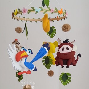 Lion King Inspired Baby Felt Mobile / Baby Crib Mobile / Simba Mobile ...