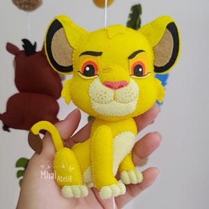 Lion King Inspired Baby Felt Mobile / Baby Crib Mobile / Simba Mobile ...