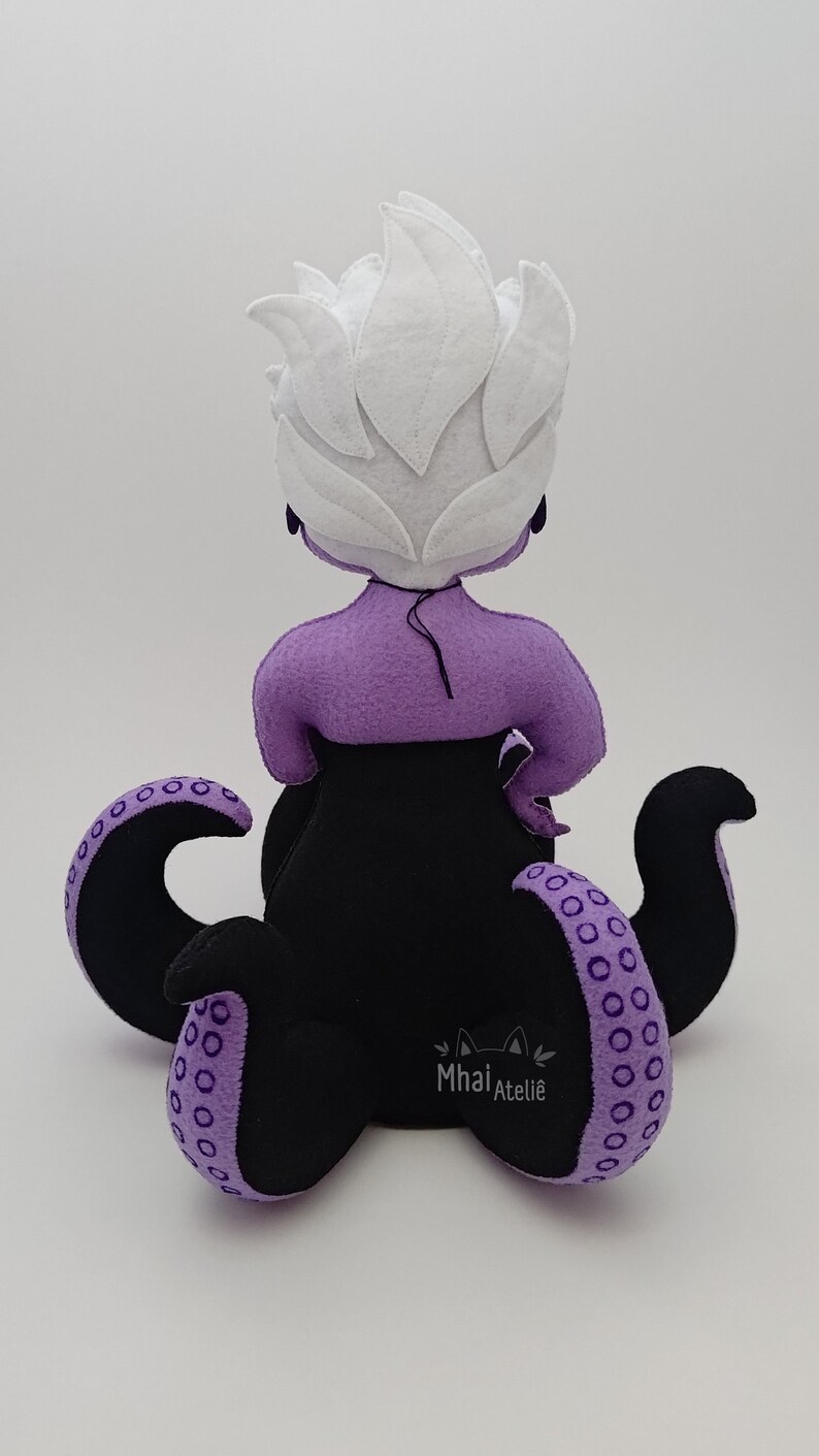 Felt Doll Ursula / Ocean Doll / Octopus Villain / Mermaid Princess ...