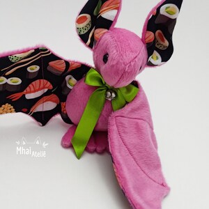 Set of Three Bat Plushies - 3 Stuffed Bat Plushies Toy - Etsy