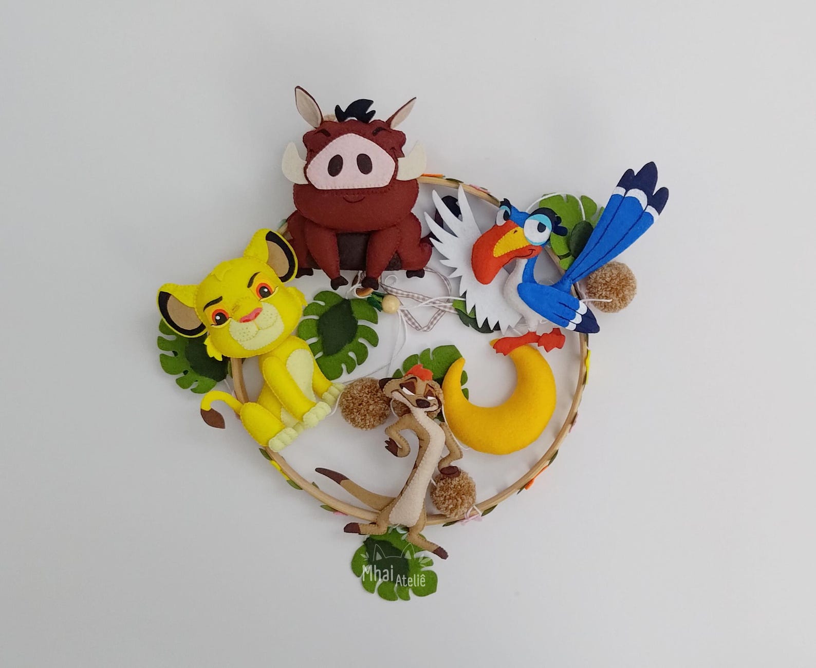 Lion King Inspired Baby Felt Mobile / Baby Crib Mobile / Simba Mobile ...