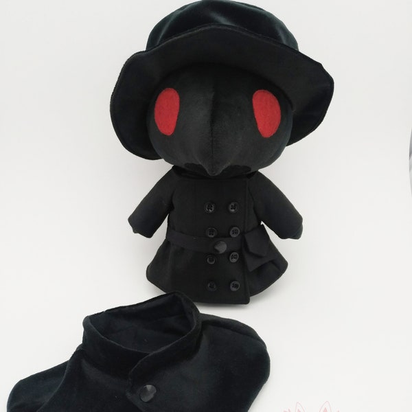 Plague Doctor Pattern Plush - Etsy