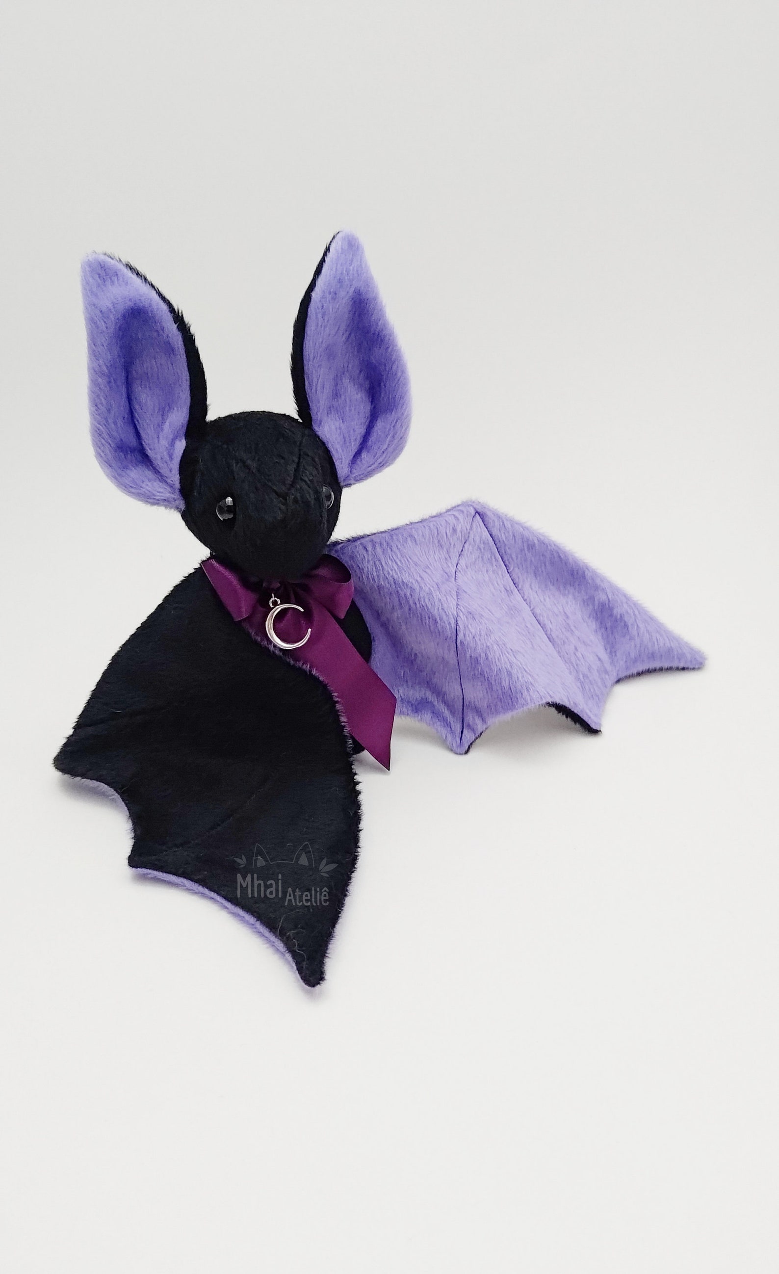 Set of Three Bat Plushies - 3 Stuffed Bat Plushies Toy - Etsy