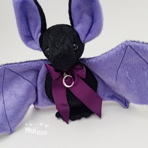 Set of Three Bat Plushies - 3 Stuffed Bat Plushies Toy - Etsy