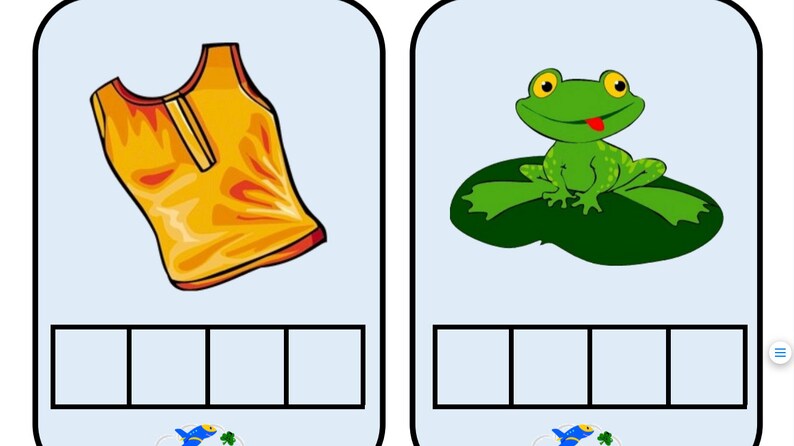 CVC Writing Frames - Etsy