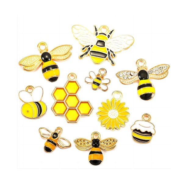 Bee Charms - Etsy