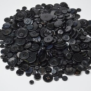Small to Large Sewing Buttons, Vintage Bulk Buttons, Mixed Button Lot ...