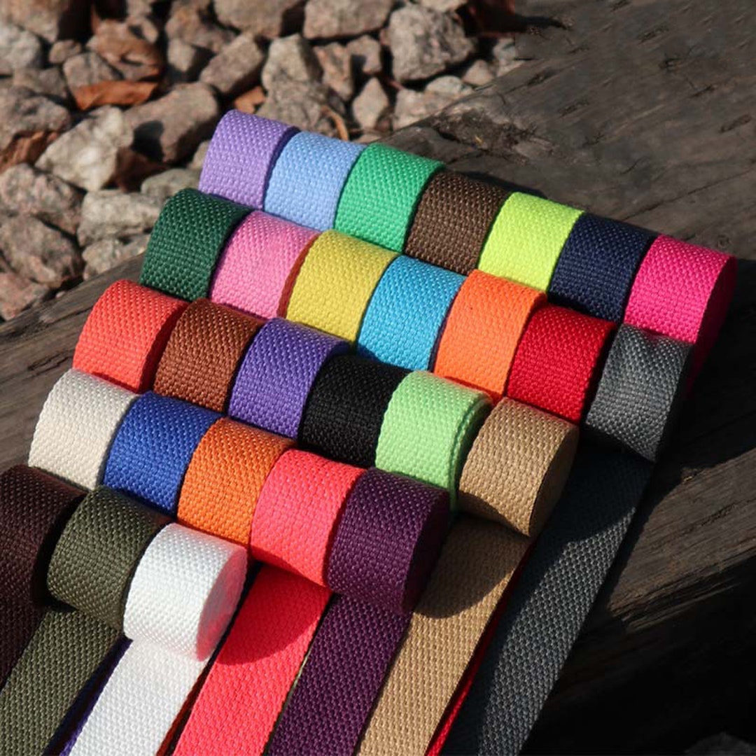 Cotton Webbing for Key Fobs 1" ，0.78" Webbing Belt, 2 Inch Cotton ...