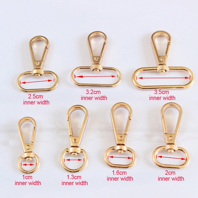 Swivel Clasp and D Ring Silver Gold Fill Swivel Hook Key - Etsy